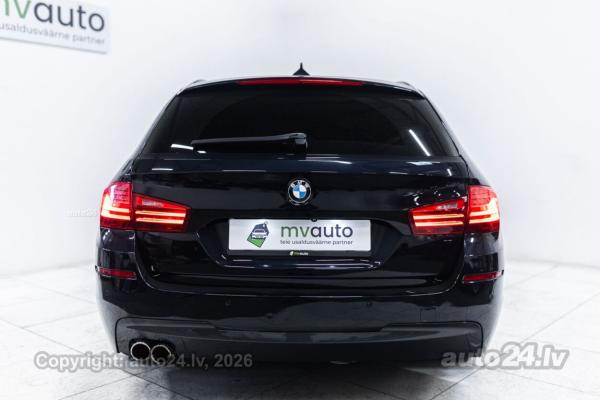 Black BMW 5 Series 2016 in Tallinn, with an engine capacity of 3.00 L and mileage of 276 thousand km for 13990 €, photo 7 on AUTOMOTO.COM.LV