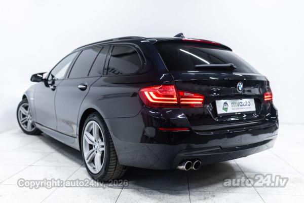 Black BMW 5 Series 2016 in Tallinn, with an engine capacity of 3.00 L and mileage of 276 thousand km for 13990 €, photo 8 on AUTOMOTO.COM.LV