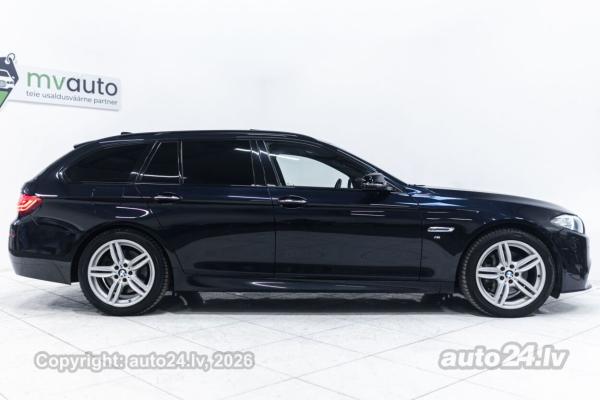 Black BMW 5 Series 2016 in Tallinn, with an engine capacity of 3.00 L and mileage of 276 thousand km for 13990 €, photo 9 on AUTOMOTO.COM.LV