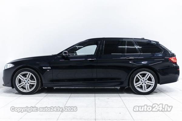 Black BMW 5 Series 2016 in Tallinn, with an engine capacity of 3.00 L and mileage of 276 thousand km for 13990 €, photo 10 on AUTOMOTO.COM.LV