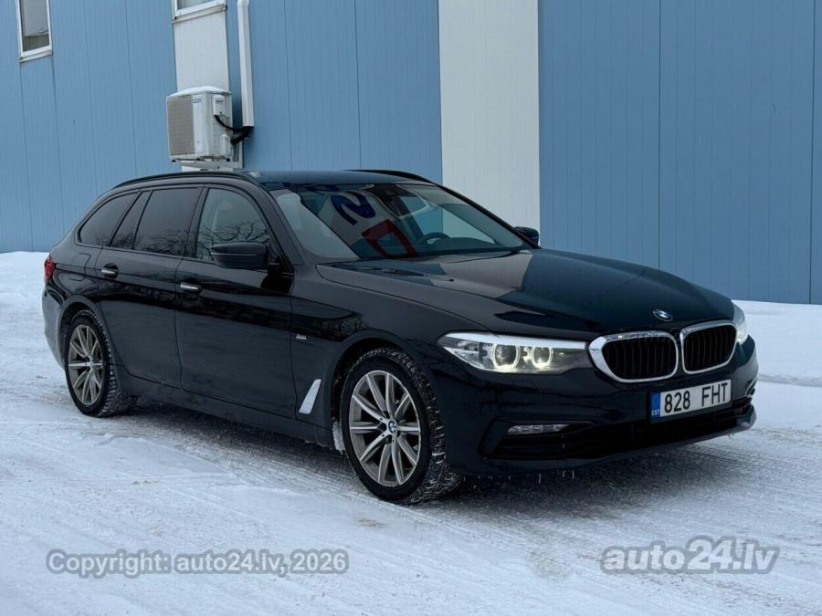 Black BMW 5 Series 2017 in Tallinn, with an engine capacity of 2.00 L and mileage of 287 thousand km for 14990 €, photo 1 on AUTOMOTO.COM.LV