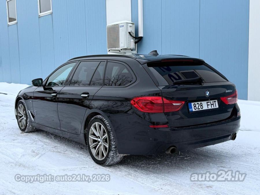 Black BMW 5 Series 2017 in Tallinn, with an engine capacity of 2.00 L and mileage of 287 thousand km for 14990 €, photo 4 on AUTOMOTO.COM.LV