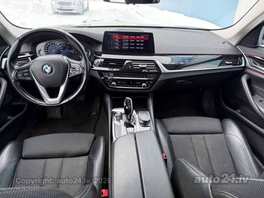 Black BMW 5 Series 2017 in Tallinn, with an engine capacity of 2.00 L and mileage of 287 thousand km for 14990 €, photo 6 on AUTOMOTO.COM.LV