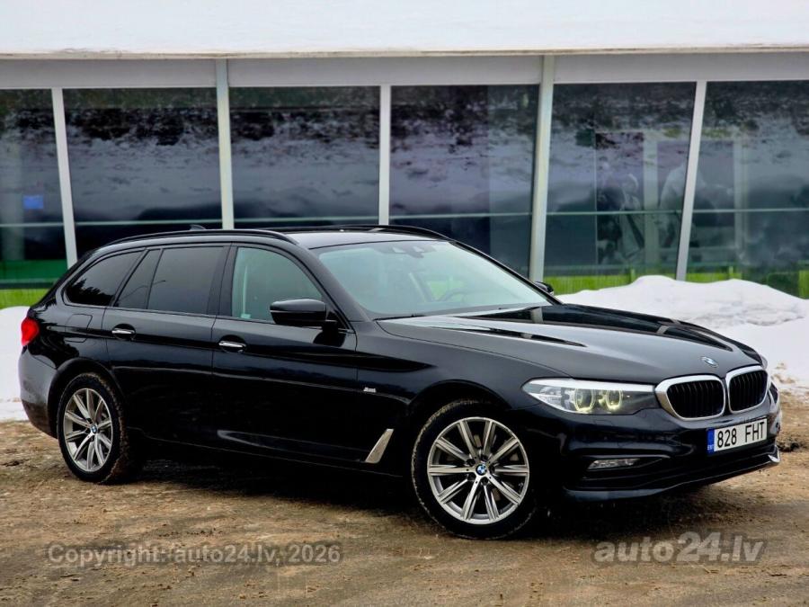 Black BMW 5 Series 2017 in Tallinn, with an engine capacity of 2.00 L and mileage of 289 thousand km for 14999 €, photo 1 on AUTOMOTO.COM.LV