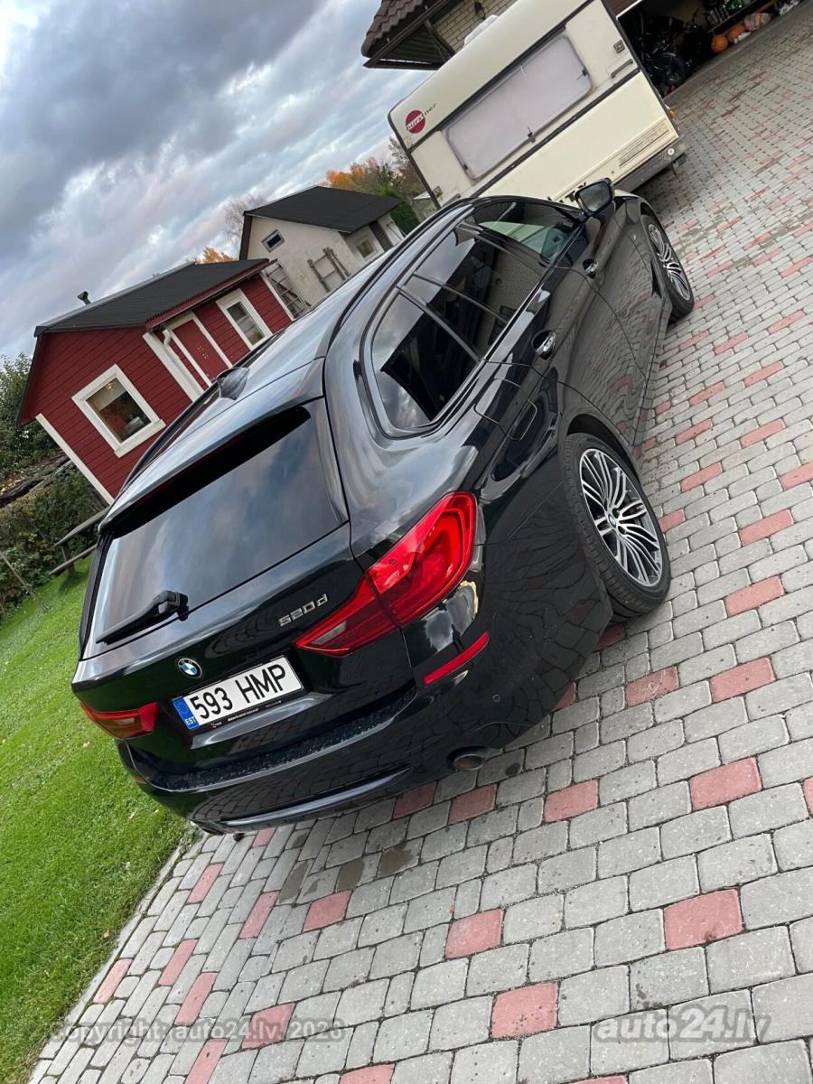 Melns BMW 5 Series 2017 Tallina, ar dzinēja tilpumu 2.00 L un nobraukumu 252 tūkst. km par 17250 €, foto 6 vietnē AUTOMOTO.COM.LV
