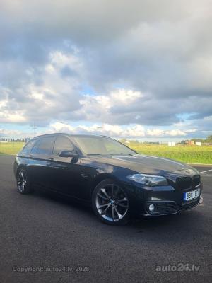 Black BMW 5 Series 2017 in Tallinn, with an engine capacity of 2.00 L and mileage of 321 thousand km for 12900 €, photo  on AUTOMOTO.COM.LV
