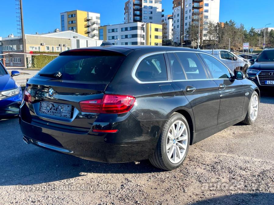 Black BMW 5 Series 2017 in Tallinn, with an engine capacity of 2.00 L and mileage of 148 thousand km for 13999 €, photo 3 on AUTOMOTO.COM.LV