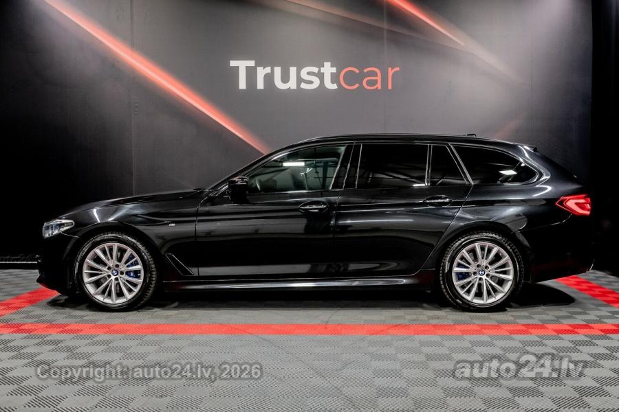 Black BMW 5 Series 2017 in Parnu, with an engine capacity of 2.00 L and mileage of 225 thousand km for 17950 €, photo 7 on AUTOMOTO.COM.LV