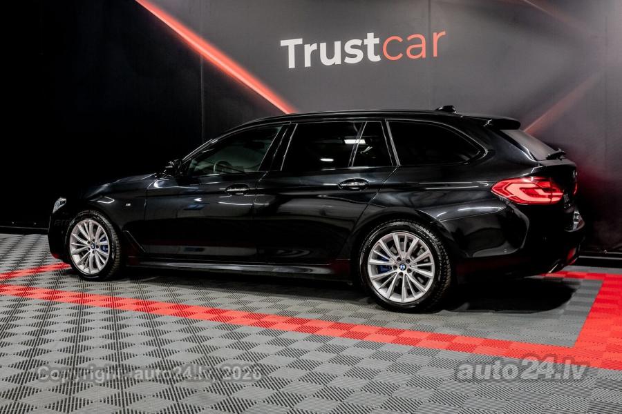 Black BMW 5 Series 2017 in Parnu, with an engine capacity of 2.00 L and mileage of 225 thousand km for 17950 €, photo 9 on AUTOMOTO.COM.LV