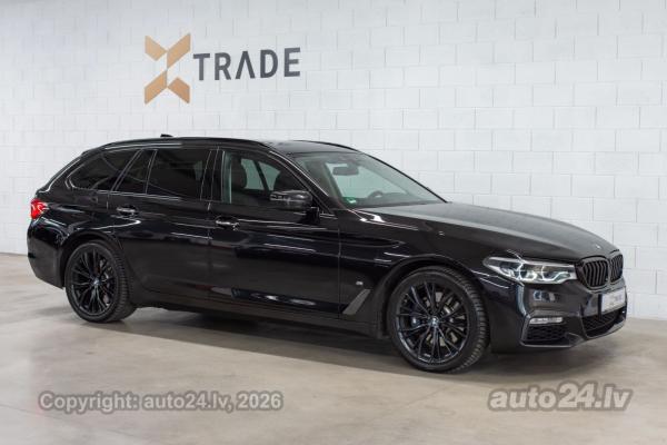 Black BMW 5 Series 2017 in Tallinn, with an engine capacity of 3.00 L and mileage of 261 thousand km for 18490 €, photo 3 on AUTOMOTO.COM.LV
