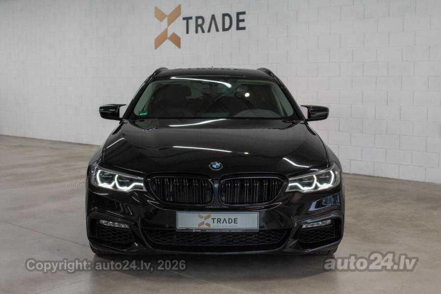 Black BMW 5 Series 2017 in Tallinn, with an engine capacity of 3.00 L and mileage of 261 thousand km for 18490 €, photo 6 on AUTOMOTO.COM.LV