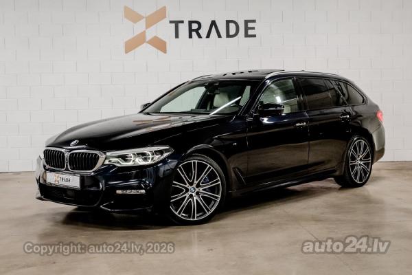 Black BMW 5 Series 2017 in Parnu, with an engine capacity of 3.00 L and mileage of 237 thousand km for 24490 €, photo 1 on AUTOMOTO.COM.LV