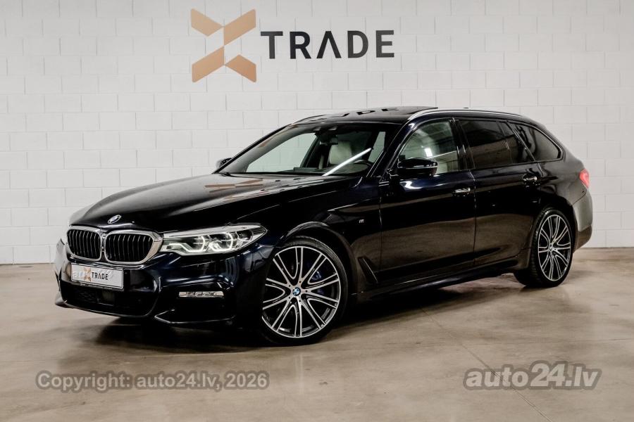 Black BMW 5 Series 2017 in Parnu, with an engine capacity of 3.00 L and mileage of 237 thousand km for 24490 €, photo 1 on AUTOMOTO.COM.LV