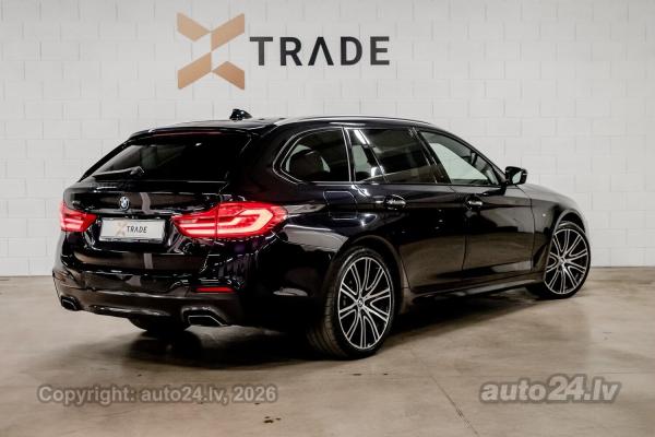 Black BMW 5 Series 2017 in Parnu, with an engine capacity of 3.00 L and mileage of 237 thousand km for 24490 €, photo 6 on AUTOMOTO.COM.LV