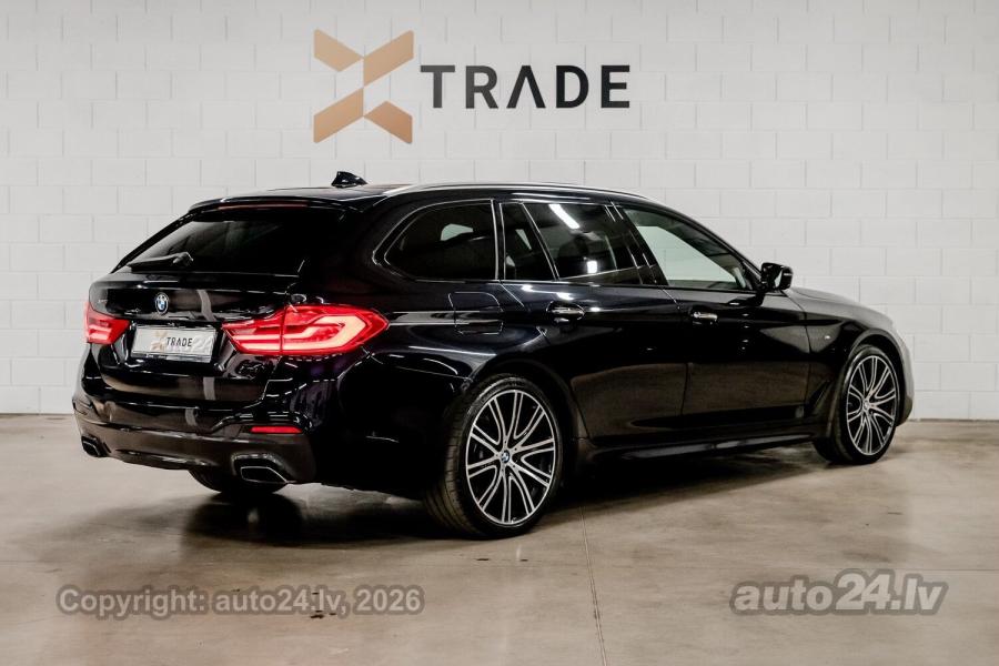 Black BMW 5 Series 2017 in Parnu, with an engine capacity of 3.00 L and mileage of 237 thousand km for 24490 €, photo 10 on AUTOMOTO.COM.LV