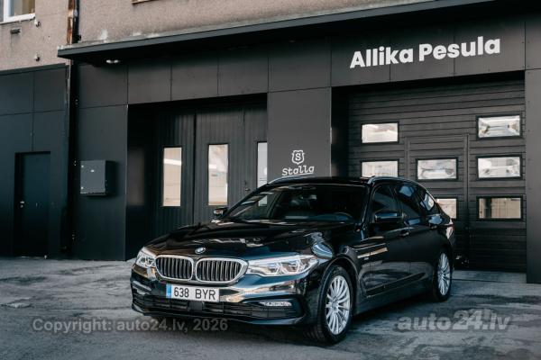 Black BMW 5 Series 2017 in Tallinn, with an engine capacity of 2.00 L and mileage of 184 thousand km for 19990 €, photo 1 on AUTOMOTO.COM.LV