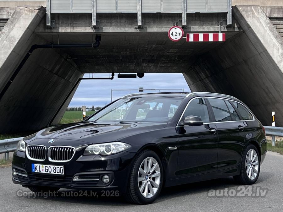Black BMW 5 Series 2017 in Tallinn, with an engine capacity of 3.00 L and mileage of 277 thousand km for 12790 €, photo 1 on AUTOMOTO.COM.LV