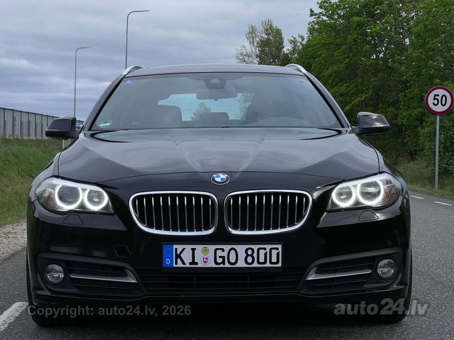 Black BMW 5 Series 2017 in Tallinn, with an engine capacity of 3.00 L and mileage of 277 thousand km for 12790 €, photo 3 on AUTOMOTO.COM.LV