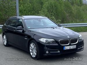Black BMW 5 Series 2017 in Tallinn, with an engine capacity of 3.00 L and mileage of 277 thousand km for 12790 €, photo 4 on AUTOMOTO.COM.LV