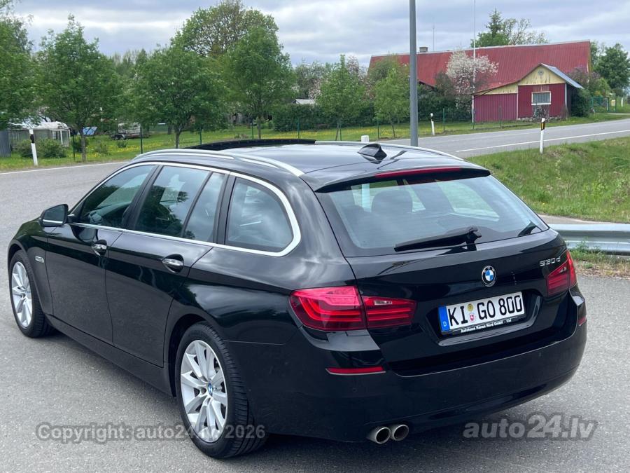 Black BMW 5 Series 2017 in Tallinn, with an engine capacity of 3.00 L and mileage of 277 thousand km for 12790 €, photo 5 on AUTOMOTO.COM.LV