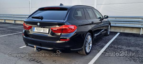 Black BMW 5 Series 2017 in Tallinn, with an engine capacity of 2.00 L and mileage of 225 thousand km for 18490 €, photo 10 on AUTOMOTO.COM.LV
