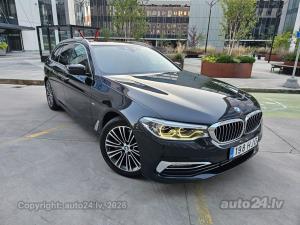 Black BMW 5 Series 2017 in Tallinn, with an engine capacity of 3.00 L and mileage of 200 thousand km for 21500 €, photo  on AUTOMOTO.COM.LV