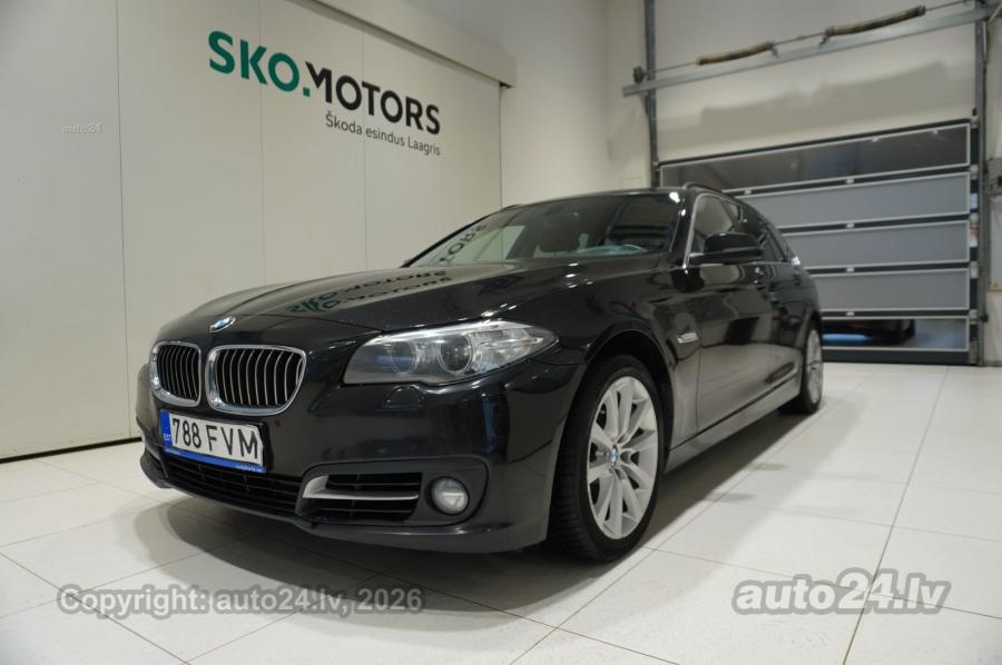 Melns BMW 5 Series 2017 Tallina, ar dzinēja tilpumu 2.00 L un nobraukumu 216 tūkst. km par 13900 €, foto 1 vietnē AUTOMOTO.COM.LV