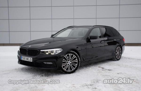 Black BMW 5 Series 2018 in Tartu, with an engine capacity of 2.00 L and mileage of 320 thousand km for 15500 €, photo 1 on AUTOMOTO.COM.LV