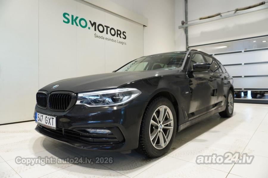 Melns BMW 5 Series 2018 Tallina, ar dzinēja tilpumu 2.00 L un nobraukumu 187 tūkst. km par 21900 €, foto 1 vietnē AUTOMOTO.COM.LV