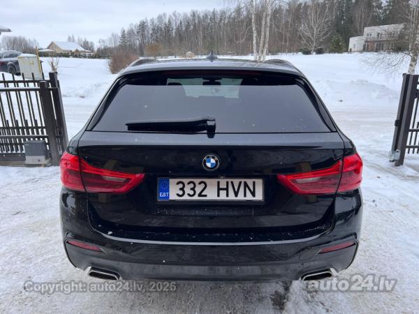 Black BMW 5 Series 2018 in Tallinn, with an engine capacity of 2.00 L and mileage of 196 thousand km for 22100 €, photo 5 on AUTOMOTO.COM.LV