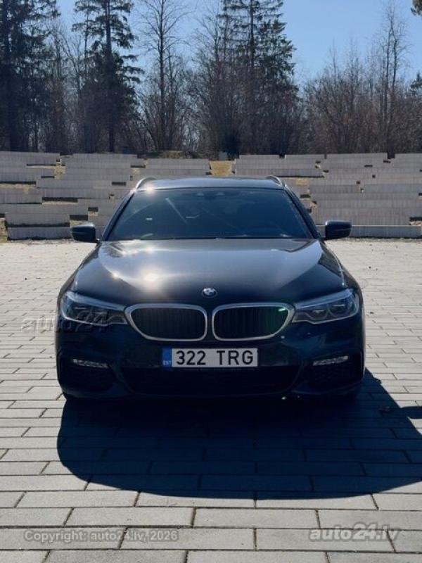 Black BMW 5 Series 2018 in Tallinn, with an engine capacity of 2.00 L and mileage of 234 thousand km for 22900 €, photo 7 on AUTOMOTO.COM.LV