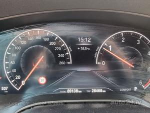 Melns BMW 5 Series 2018 Tallina, ar dzinēja tilpumu 2.00 L un nobraukumu 89 tūkst. km par 28900 €, foto 9 vietnē AUTOMOTO.COM.LV