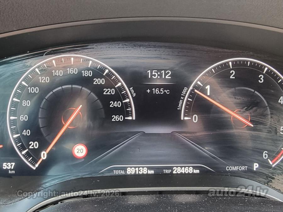 Melns BMW 5 Series 2018 Tallina, ar dzinēja tilpumu 2.00 L un nobraukumu 89 tūkst. km par 28900 €, foto 9 vietnē AUTOMOTO.COM.LV