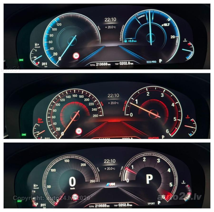 Melns BMW 5 Series 2018 Tartu, ar dzinēja tilpumu 3.00 L un nobraukumu 220 tūkst. km par 20700 €, foto 19 vietnē AUTOMOTO.COM.LV