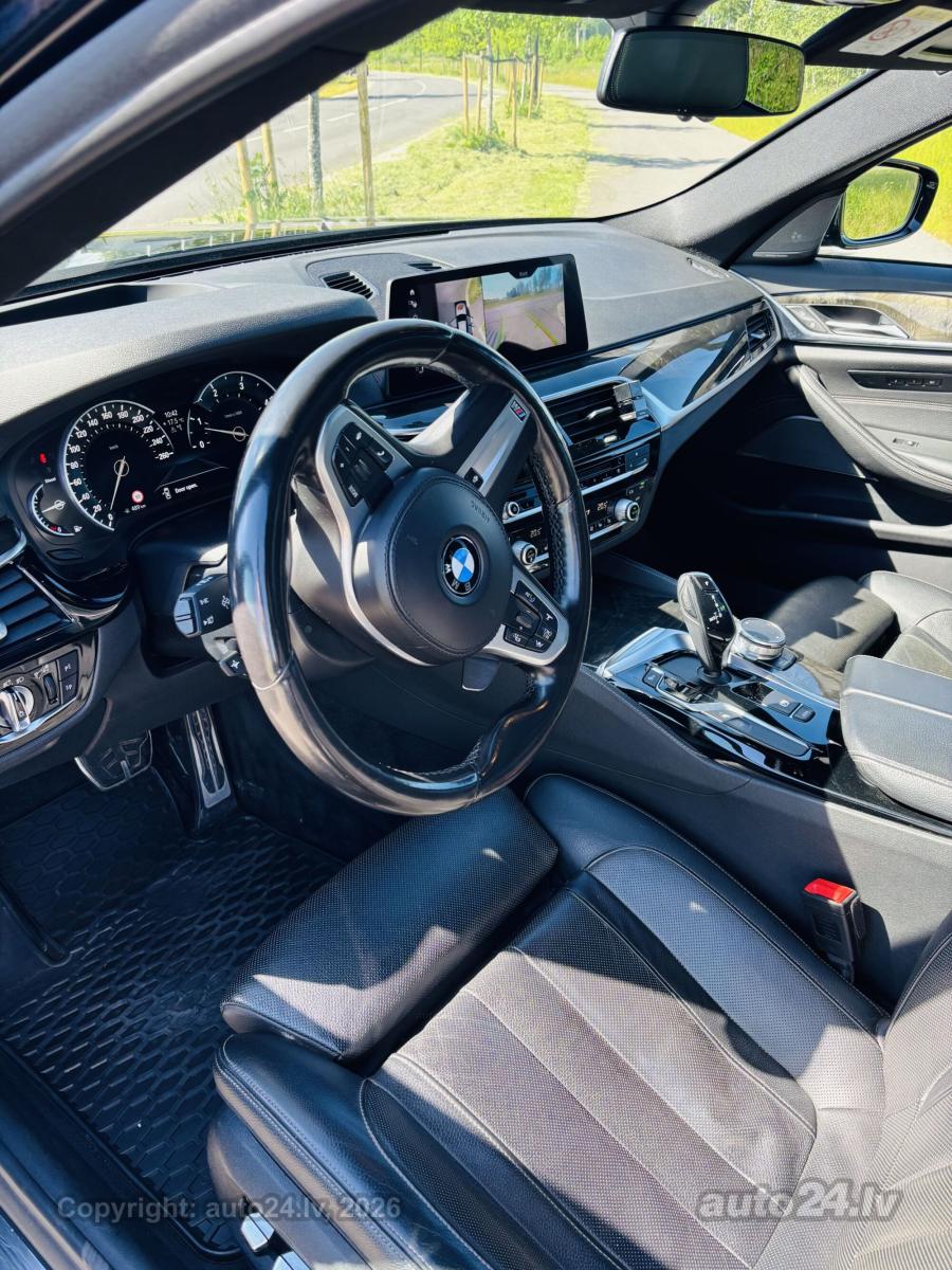 Melns BMW 5 Series 2018 Tallina, ar dzinēja tilpumu 3.00 L un nobraukumu 206 tūkst. km par 20800 €, foto 11 vietnē AUTOMOTO.COM.LV