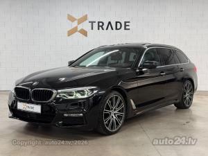 Melns BMW 5 Series 2018 Pērnava, ar dzinēja tilpumu 3.00 L un nobraukumu 294 tūkst. km par 18990 €, foto  vietnē AUTOMOTO.COM.LV