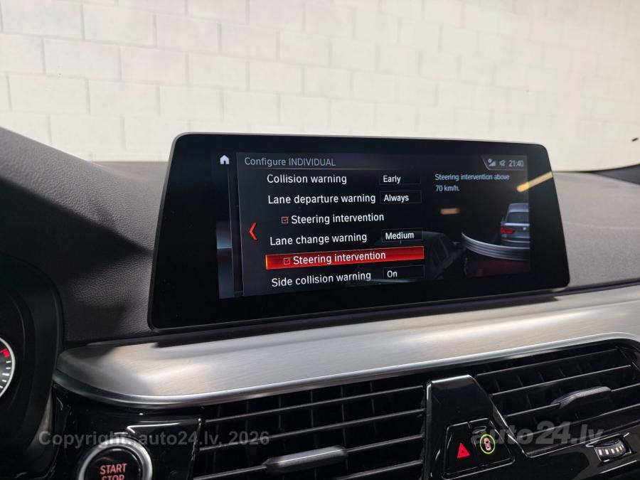 Melns BMW 5 Series 2018 Pērnava, ar dzinēja tilpumu 3.00 L un nobraukumu 294 tūkst. km par 18990 €, foto 28 vietnē AUTOMOTO.COM.LV