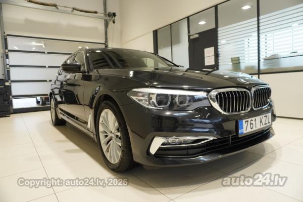 Black BMW 5 Series 2018 in Tallinn, with an engine capacity of 3.00 L and mileage of 163 thousand km for 22900 €, photo 4 on AUTOMOTO.COM.LV