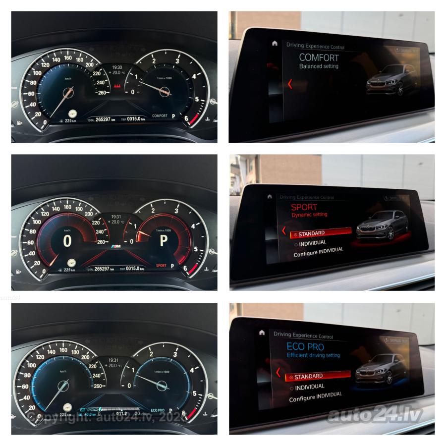 Melns BMW 5 Series 2018 Tallina, ar dzinēja tilpumu 2.00 L un nobraukumu 265 tūkst. km par 19990 €, foto 18 vietnē AUTOMOTO.COM.LV