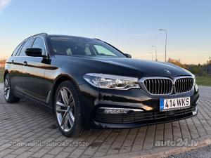 Black BMW 5 Series 2018 in Tallinn, with an engine capacity of 2.00 L and mileage of 232 thousand km for 19500 €, photo 3 on AUTOMOTO.COM.LV