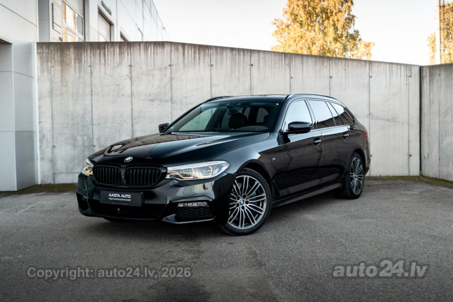 Black BMW 5 Series 2018 in Tartu, with an engine capacity of 3.00 L and mileage of 165 thousand km for 27900 €, photo 1 on AUTOMOTO.COM.LV