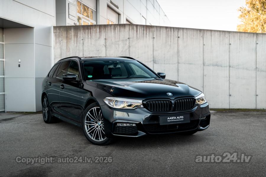 Black BMW 5 Series 2018 in Tartu, with an engine capacity of 3.00 L and mileage of 165 thousand km for 27900 €, photo 15 on AUTOMOTO.COM.LV