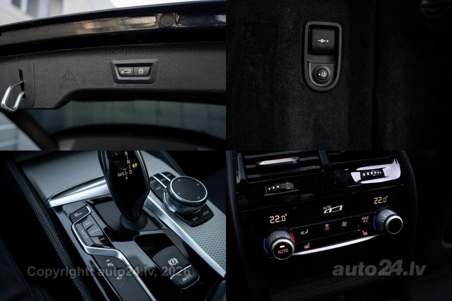 Black BMW 5 Series 2018 in Tartu, with an engine capacity of 3.00 L and mileage of 165 thousand km for 27900 €, photo 19 on AUTOMOTO.COM.LV