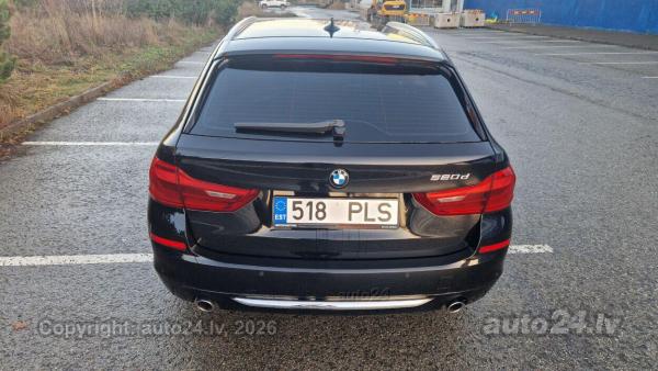Black BMW 5 Series 2019 in Tallinn, with an engine capacity of 2.00 L and mileage of 209 thousand km for 18900 €, photo 7 on AUTOMOTO.COM.LV