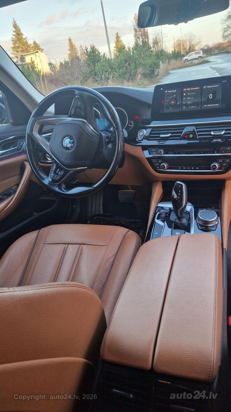 Melns BMW 5 Series 2019 Tallina, ar dzinēja tilpumu 2.00 L un nobraukumu 209 tūkst. km par 18900 €, foto 10 vietnē AUTOMOTO.COM.LV