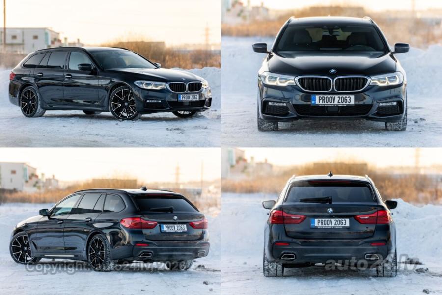 Melns BMW 5 Series 2019 Tallina, ar dzinēja tilpumu 2.00 L un nobraukumu 197 tūkst. km par 24990 €, foto 13 vietnē AUTOMOTO.COM.LV