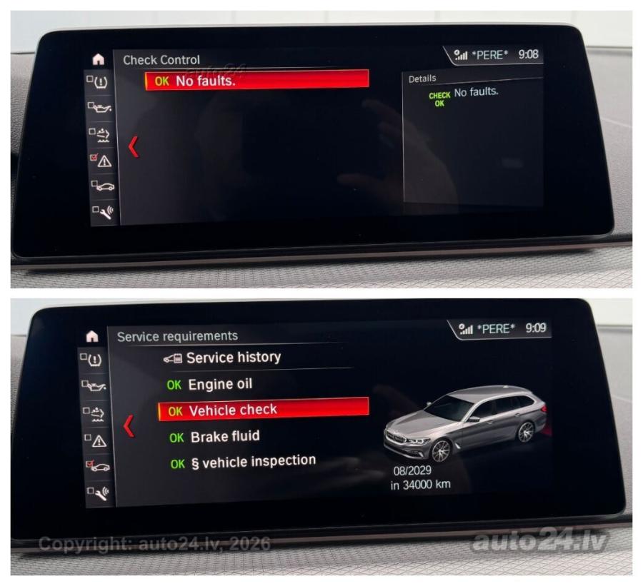 Черный БМВ 5 Серия 2019 в Тарту, объемом двигателя 2.00 л и пробегом 181 тыс. км за 20990 €, фото 25 на AUTOMOTO.COM.LV