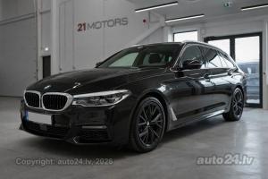 Melns BMW 5 Series 2019 Tallina, ar dzinēja tilpumu 3.00 L un nobraukumu 212 tūkst. km par 24990 €, foto  vietnē AUTOMOTO.COM.LV