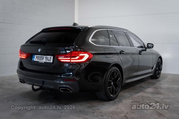 Black BMW 5 Series 2019 in Tallinn, with an engine capacity of 3.00 L and mileage of 212 thousand km for 23490 €, photo 4 on AUTOMOTO.COM.LV