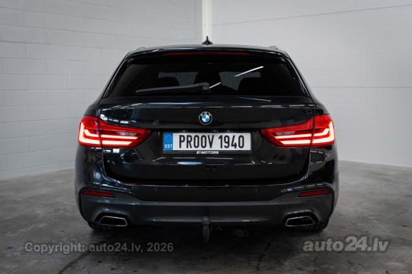 Black BMW 5 Series 2019 in Tallinn, with an engine capacity of 3.00 L and mileage of 212 thousand km for 23490 €, photo 10 on AUTOMOTO.COM.LV